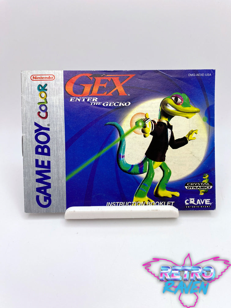 Gex: Enter the Gecko - GBC Manuals – Retro Raven Games