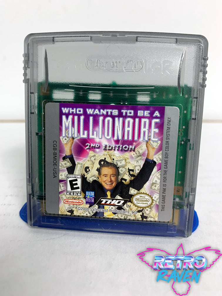 Who Wants to Be a Millionaire: 2nd Edition - Game Boy Color – Retro ...