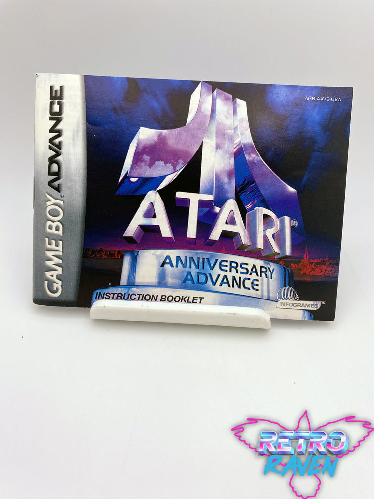 Atari Anniversary Advance - GBA Manual – Retro Raven Games