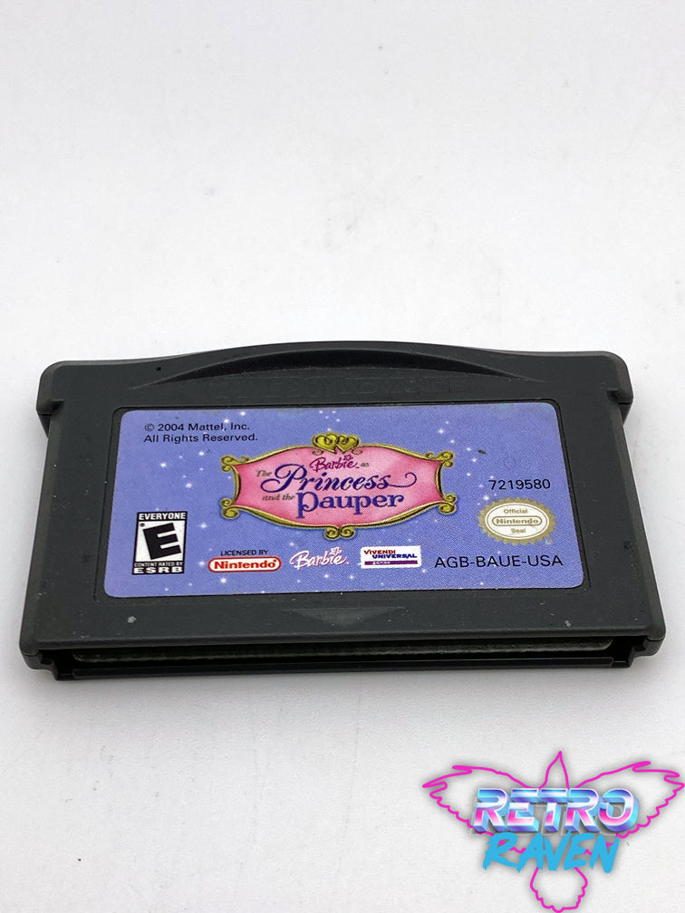 Barbie: The Princess and the Pauper - Game Boy Advance – Retro Raven Games