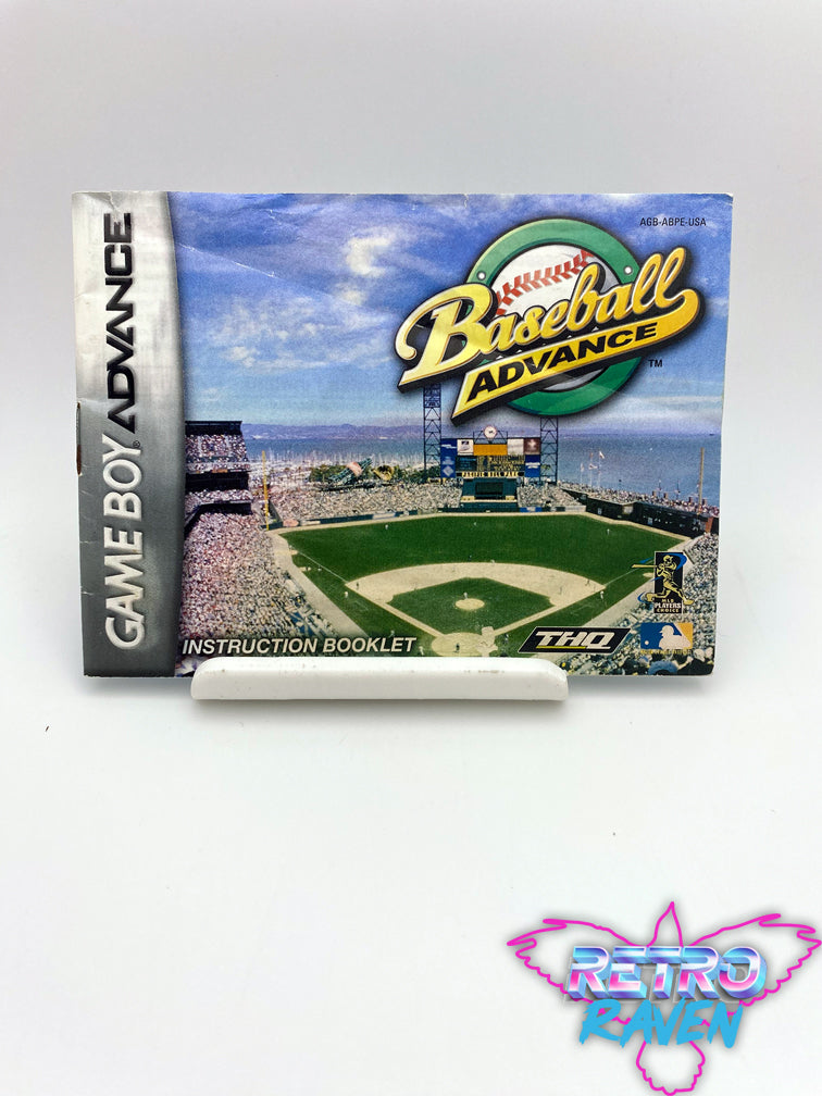 Baseball Advance - GBA Manual – Retro Raven Games
