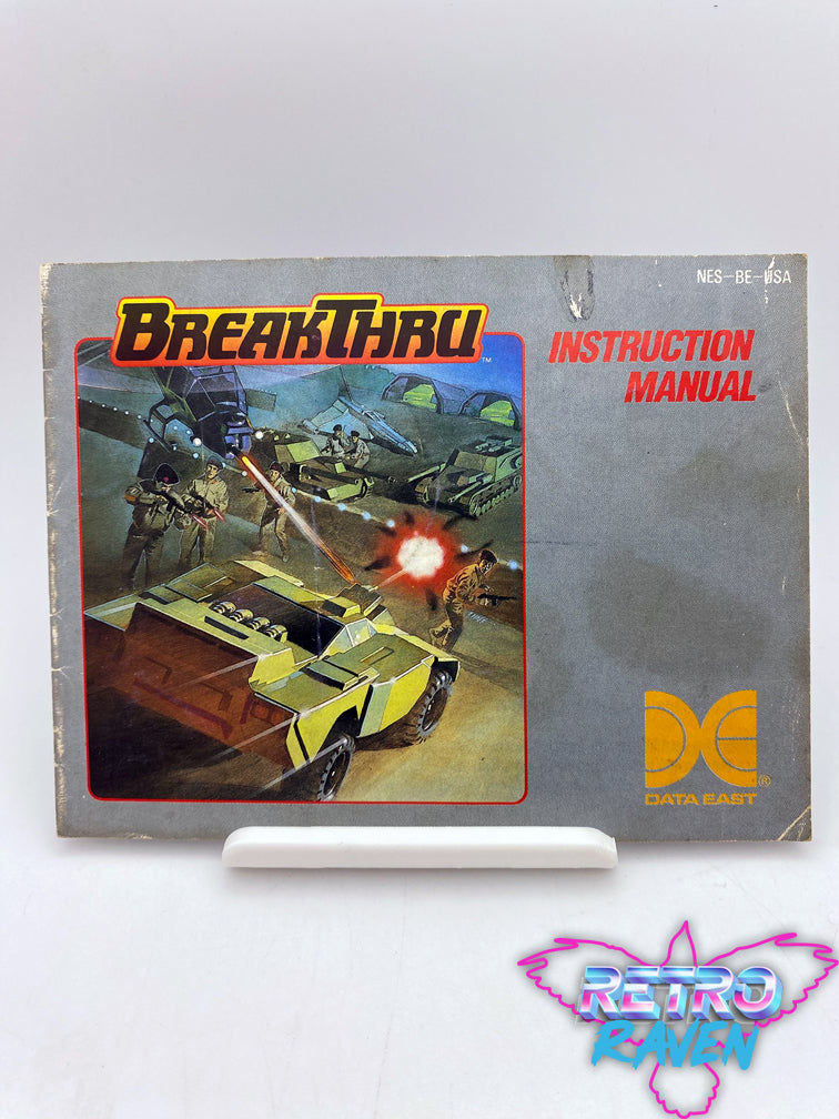 BreakThru - NES Manual – Retro Raven Games