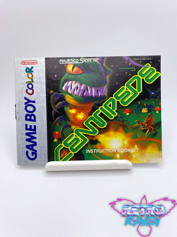 Centipede - GBC Manuals – Retro Raven Games