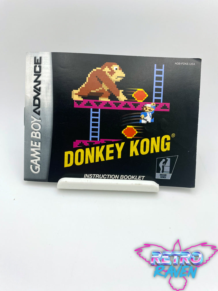 Donkey Kong - GBA Manual – Retro Raven Games