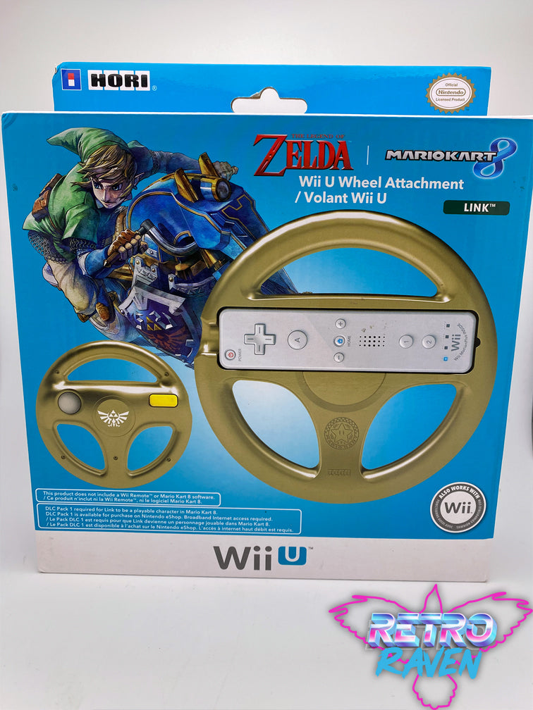 Hori Legend of Zelda Gold Mario Kart 8 Steering Wheel - Nintendo Wii U ...