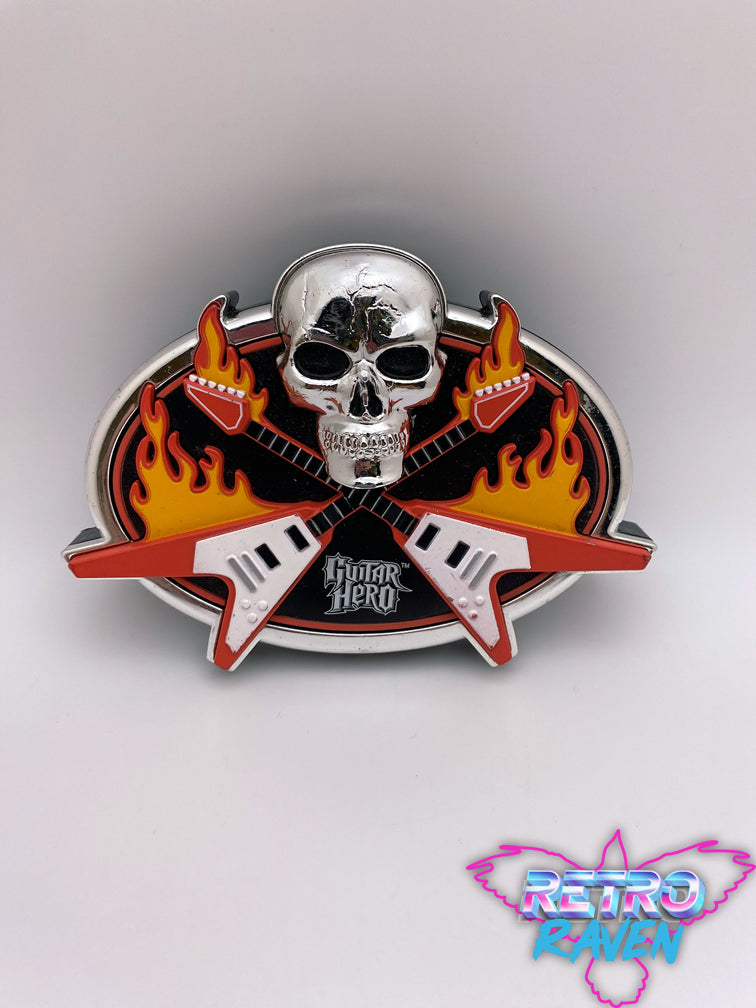 Guitar Hero Belt Buckle – Retro Raven Games