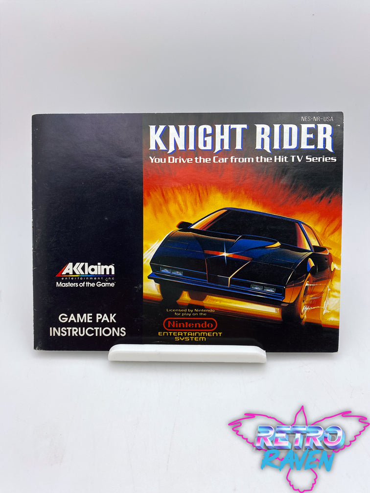 Knight Rider - NES Manual – Retro Raven Games