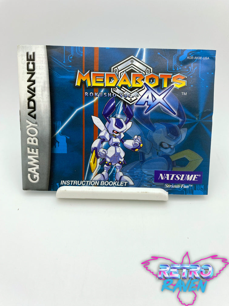 Medabots AX: Rokusho Ver. - GBA Manual – Retro Raven Games