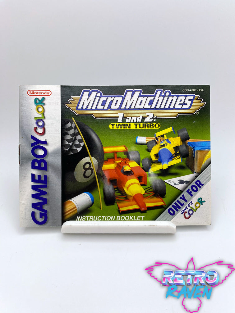 Micro Machines 1 & 2 Twin Turbo - GBC Manuals – Retro Raven Games