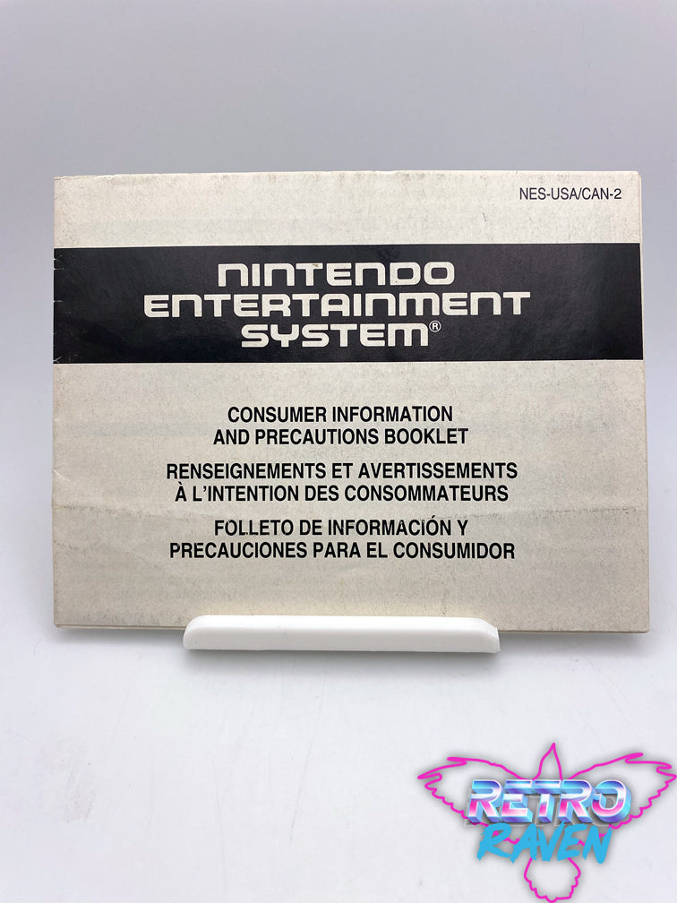 NES Console Manual - NES Manual – Retro Raven Games