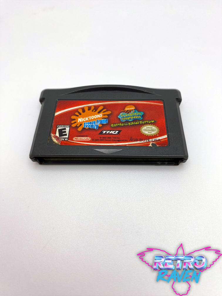 Battle for Bikini Bottom/Freeze Frame Frenzy Double Pack - Game Boy Ad ...