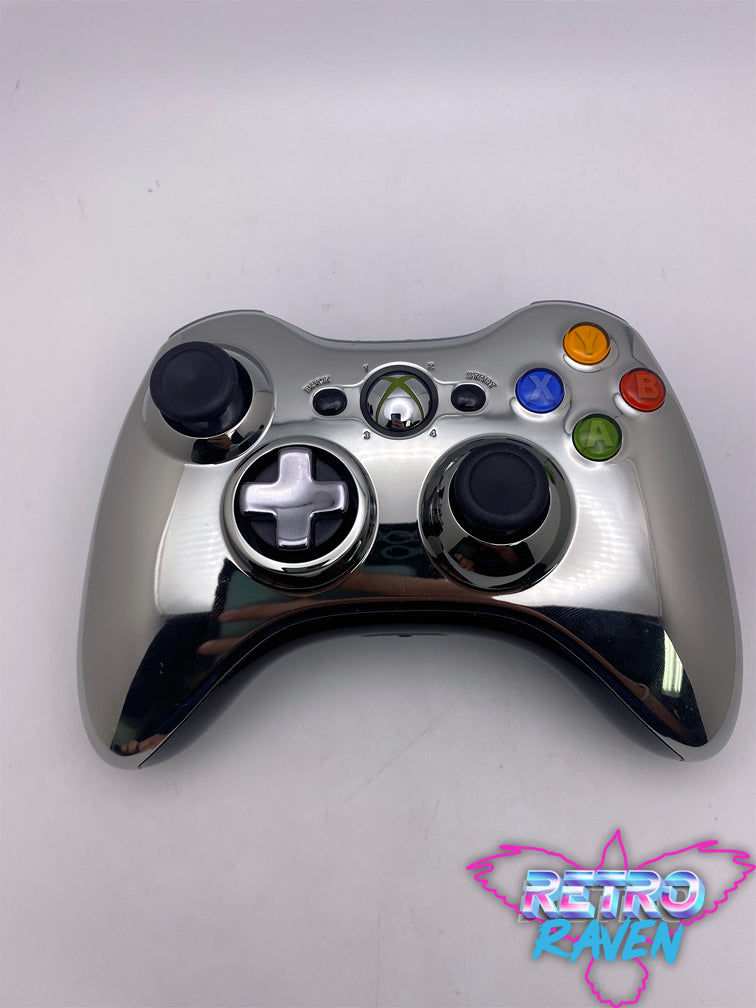 Xbox 360 Silver Chrome Controller