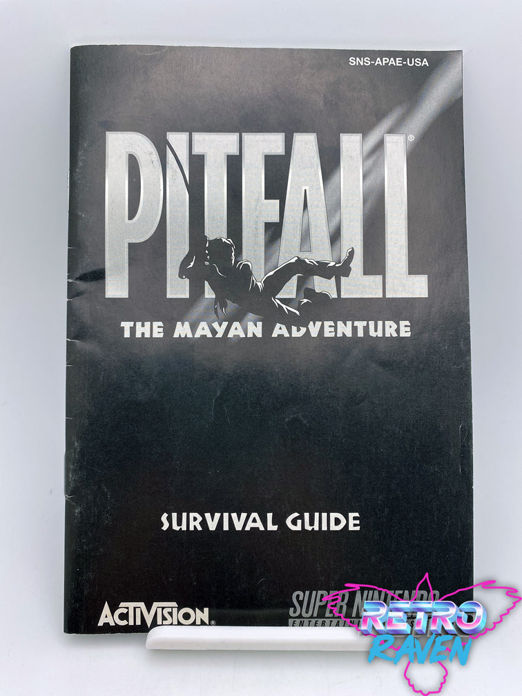 Pitfall: The Mayan Adventure - Super Nintendo Manual – Retro Raven Games