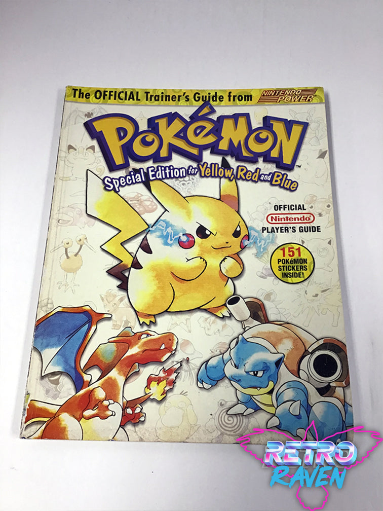 Pokemon Yellow, Red, & Blue Strategy Guide – Retro Raven Games