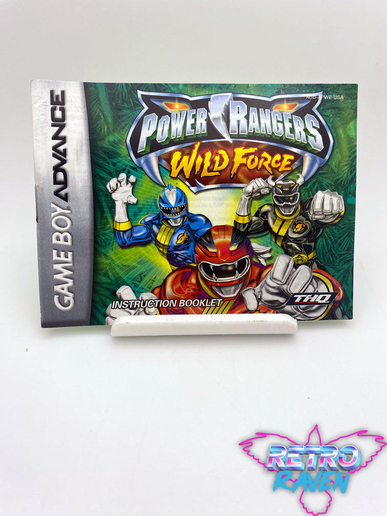 Power Rangers Wild Force - GBA Manual – Retro Raven Games