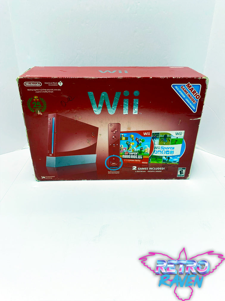 Red Wii Console Bundle Complete – Retro Raven Games