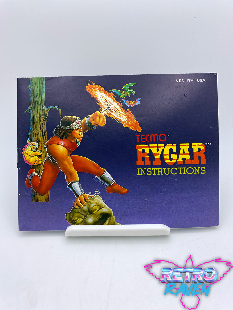Rygar - NES Manual – Retro Raven Games