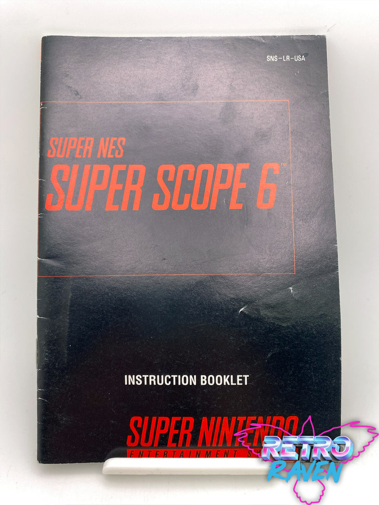 Super Scope 6 - Super Nintendo Manual – Retro Raven Games