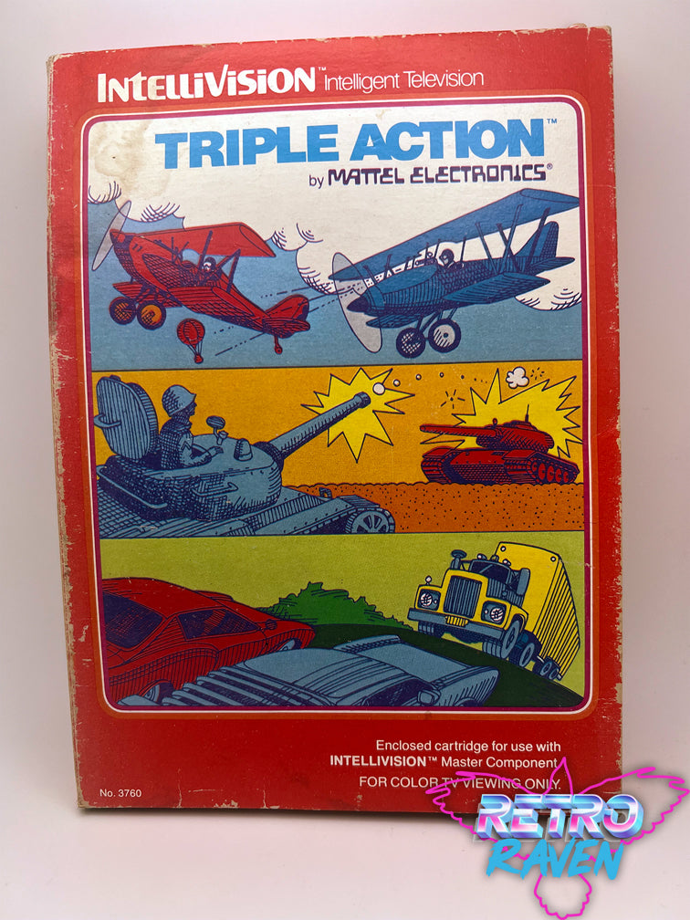 Triple Action (CIB) - Intellivision – Retro Raven Games