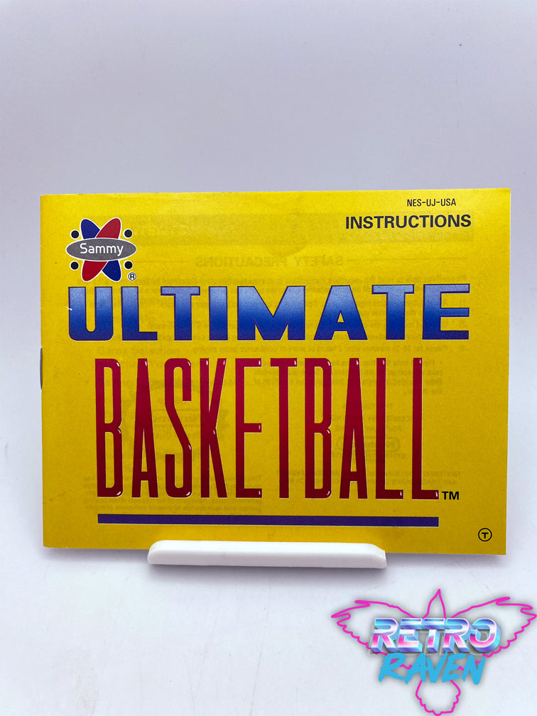Ultimate Basketball - NES Manual – Retro Raven Games