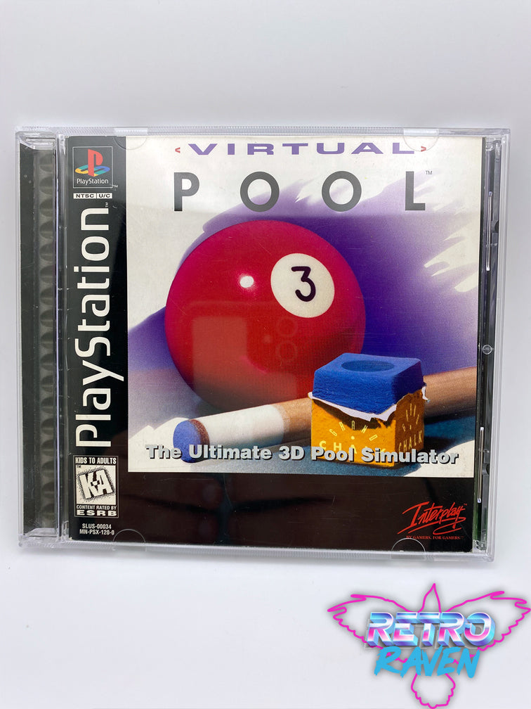 Virtual Pool - Playstation 1 – Retro Raven Games