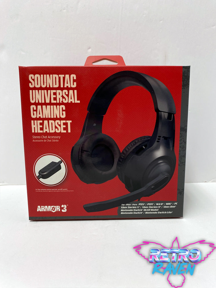 SoundTac Wired Universal Gaming Headset – Retro Raven Games
