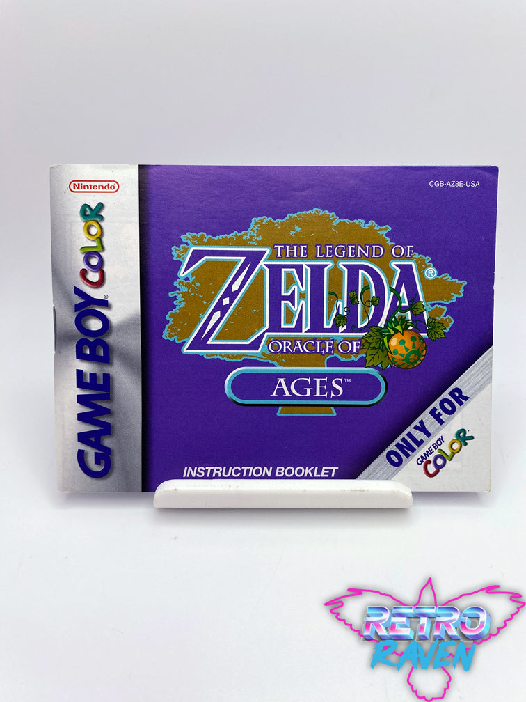 The Legend of Zelda: Oracle of Ages - GBC Manuals – Retro Raven Games