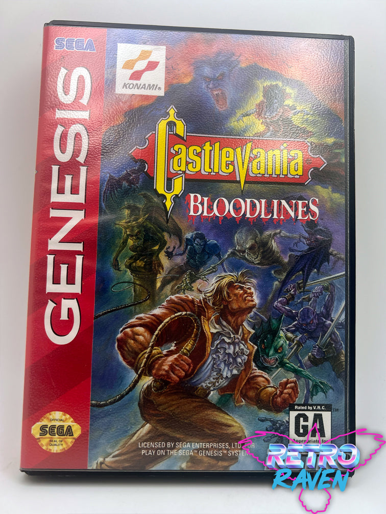 Castlevania: Bloodlines - Sega Genesis – Retro Raven Games