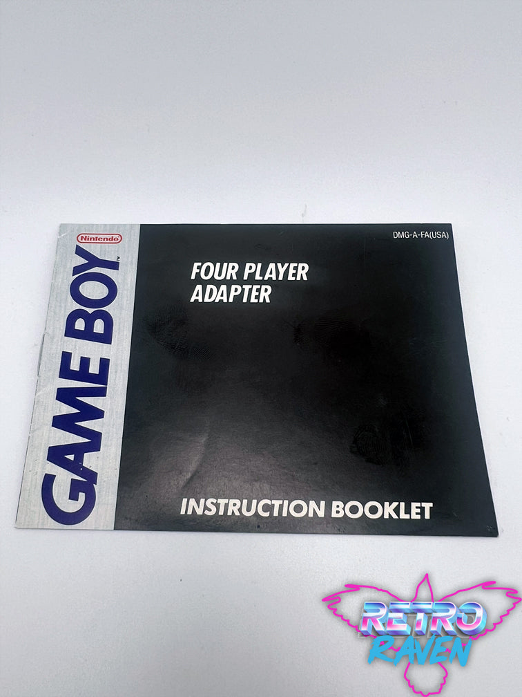 Four Player Adapter - Game Boy Manual – Retro Raven Games