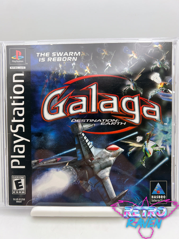 Galaga: Destination Earth - PlayStation 1 – Retro Raven Games