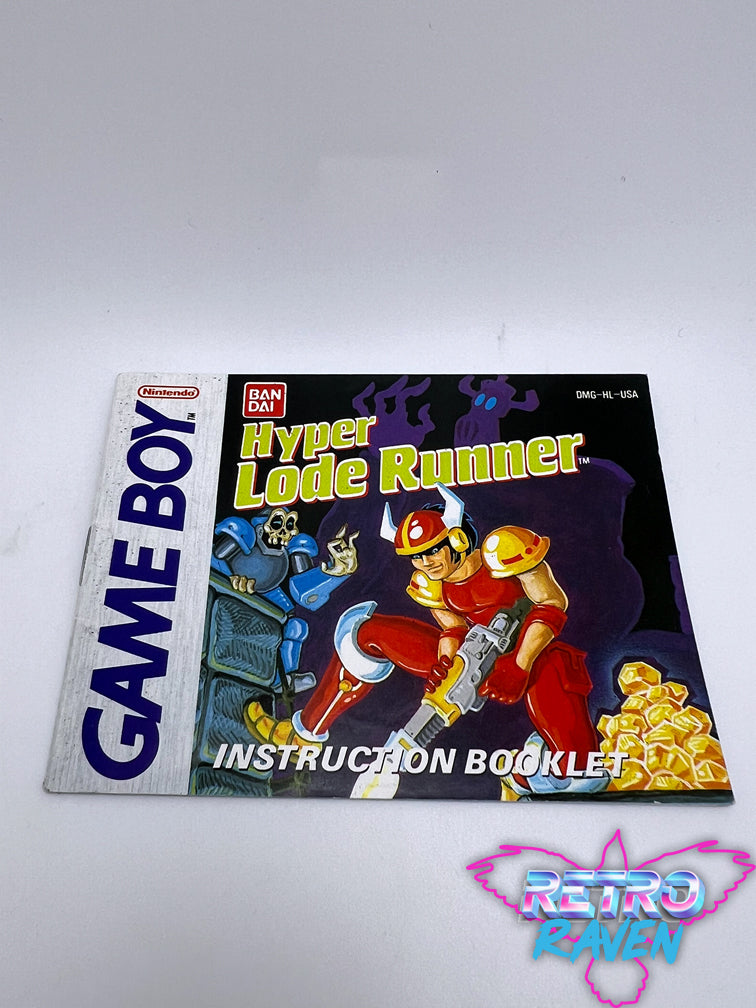 Hyper Lode Runner - Gameboy Manual – Retro Raven Games