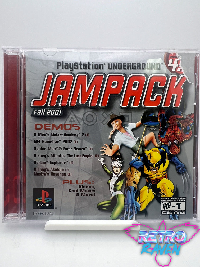 PlayStation Underground Jampack Fall 2001 - PlayStation 1 – Retro Raven ...