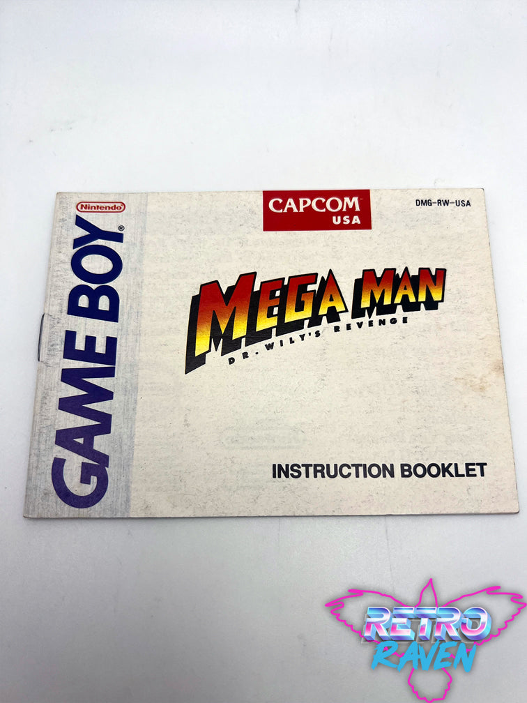 Mega Man: Dr. Wily's Revenge - Gameboy Manual – Retro Raven Games
