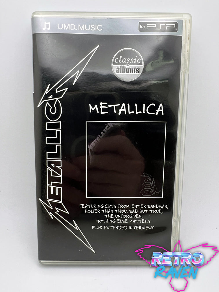 Metallica Classic Black Album- PlayStation Portable (PSP) – Retro Raven ...