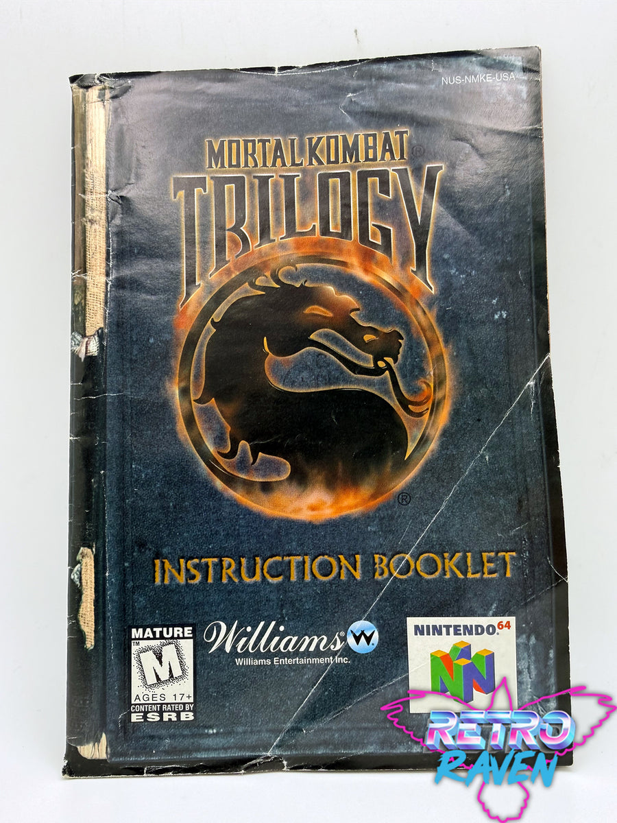 Mortal Kombat Trilogy - Nintendo 64 Manual – Retro Raven Games