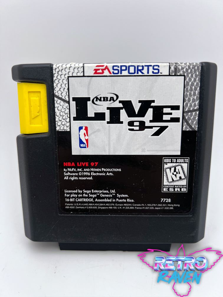 NBA Live 97 - Sega Genesis – Retro Raven Games