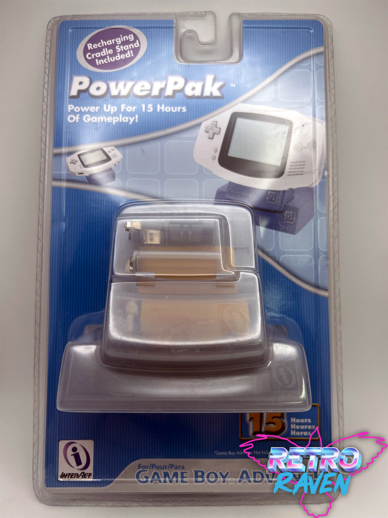 Power Pak Rechargeable Battery & Cradle for Nintendo Game Boy Advance ...
