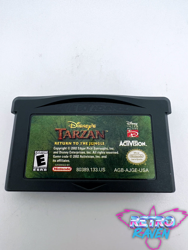 Disney's Tarzan: Return to the Jungle - Game Boy Advance – Retro Raven ...