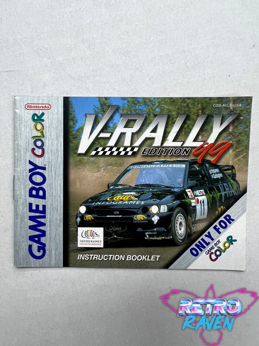 V-Rally: Edition 99 - GBC Manuals – Retro Raven Games