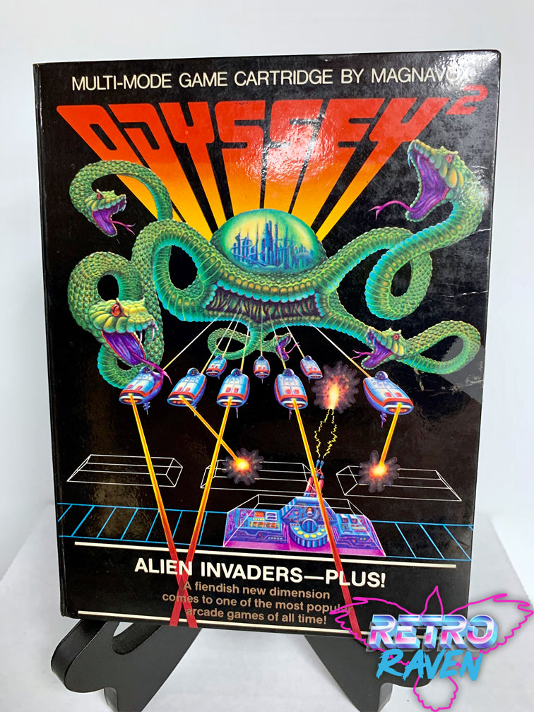 Alien Invaders - Plus! - Magnavox Odyssey 2 - Complete – Retro Raven Games