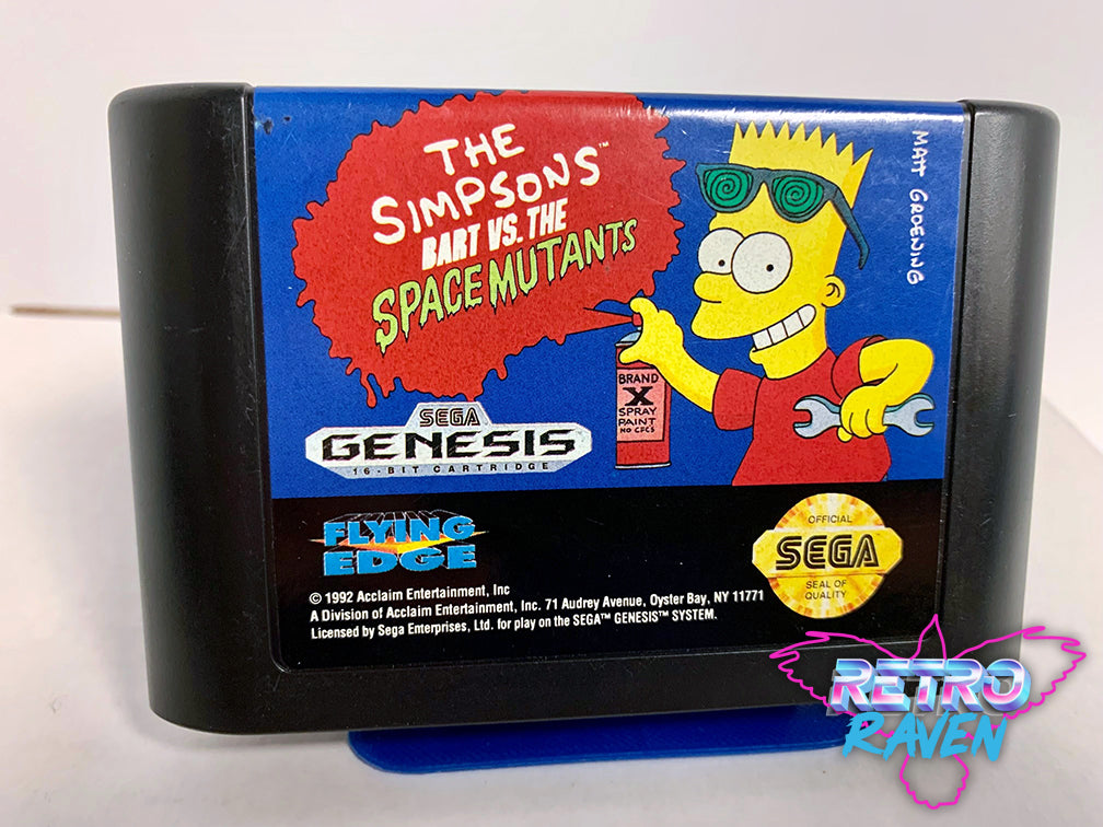 The Simpsons: Bart vs. the Space Mutants - Sega Genesis – Retro Raven Games