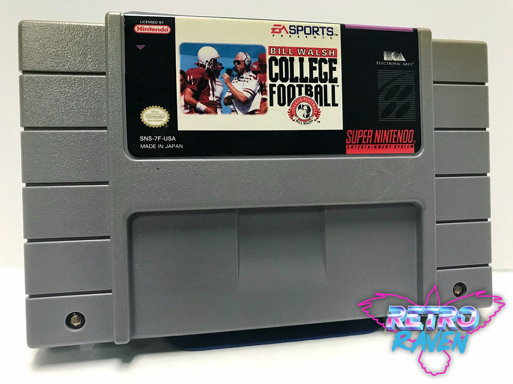 Bill Walsh College Football - Super Nintendo – Retro Raven Games