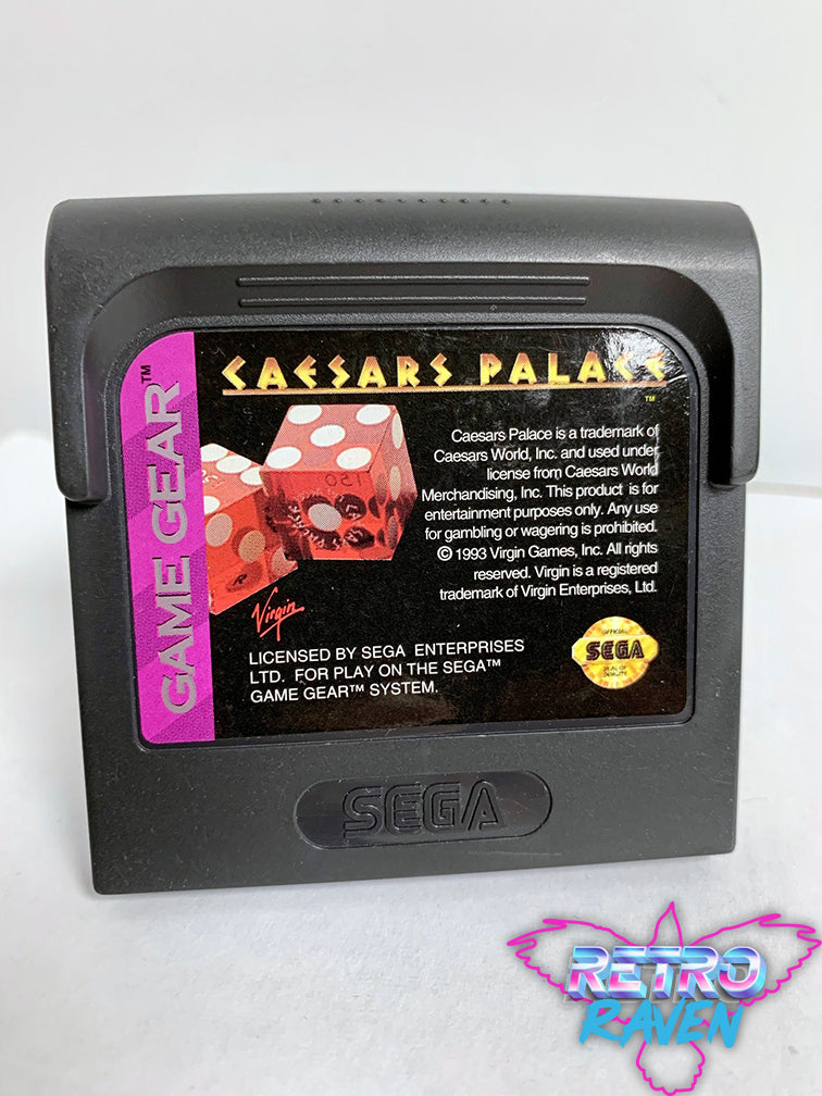 Caesars Palace - Sega Game Gear – Retro Raven Games