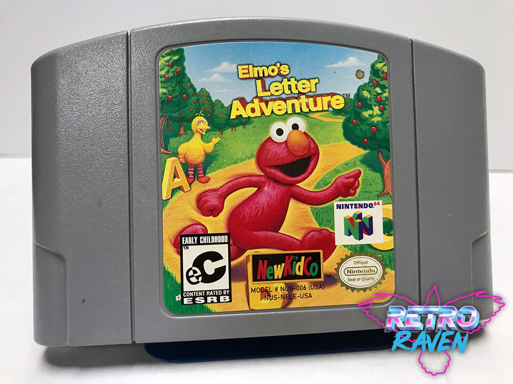 Sesame Street: Elmo's Letter Adventure - Nintendo 64 – Retro Raven Games