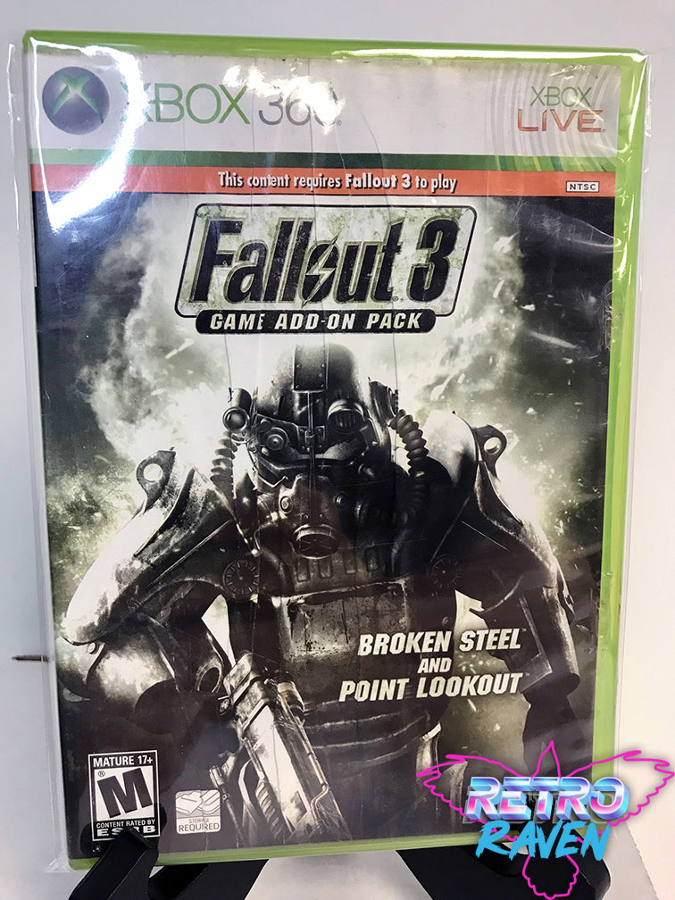 Fallout 3: Game Add-on Pack - Broken Steel and Point Lookout - Xbox 36 ...