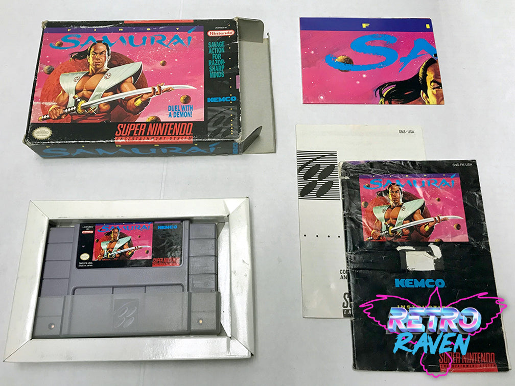 First Samurai - Super Nintendo - Complete – Retro Raven Games