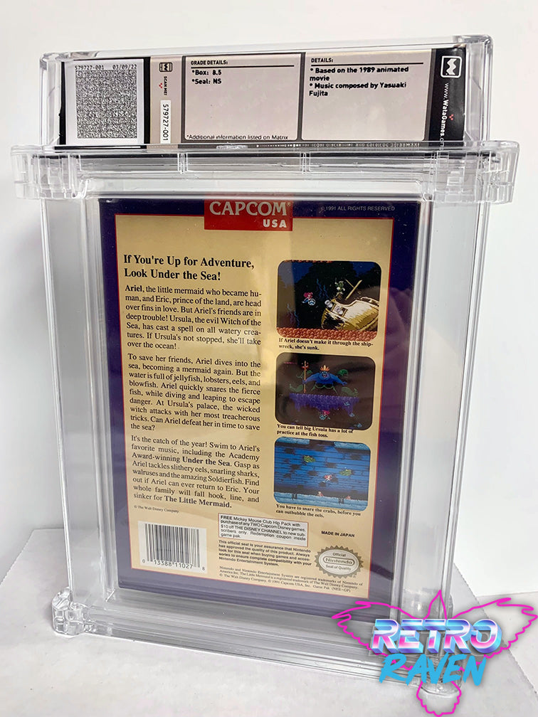 The Little Mermaid (NES) [Wata Graded, 8.5 NS Seal] – Retro Raven Games
