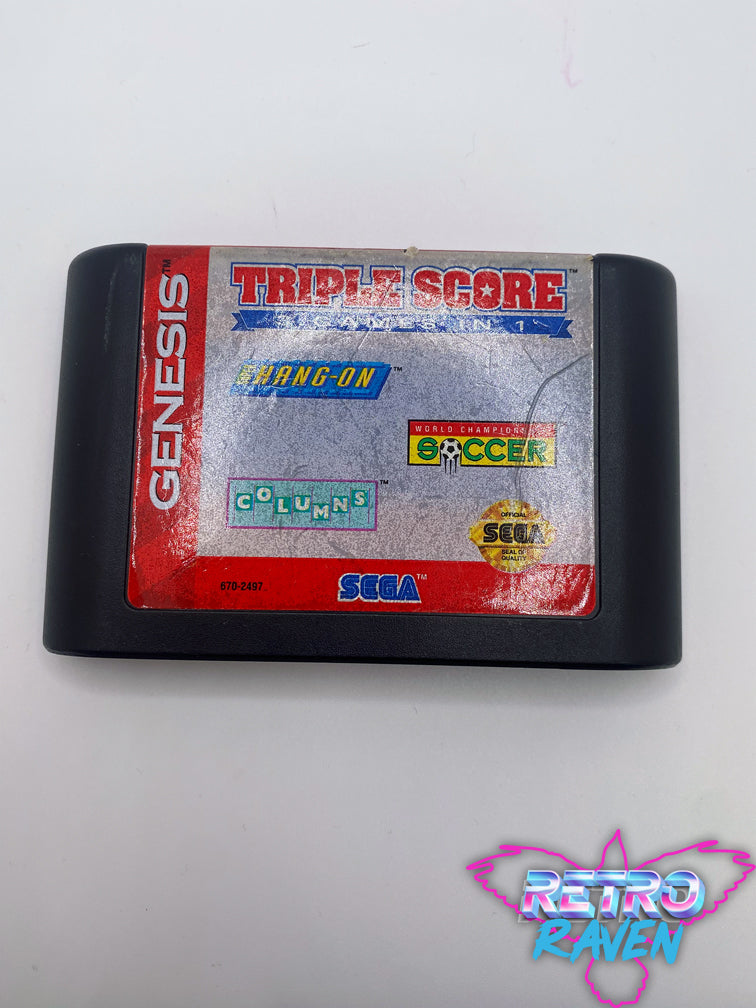 Triple Score: 3 Games In 1 - Sega Genesis – Retro Raven Games